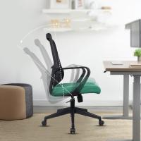 China Ergonomic Office Chair Comfortable Swivel Lounge with 360 Degree Mesh and No Handrail Design for sale