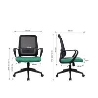 China Ergonomic Office Chair Comfortable Swivel Lounge with 360 Degree Mesh and No Handrail Design for sale