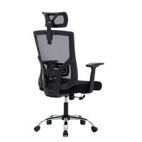China Effortlessly Work with this Adjustable Back Support and Headrest Mesh Swivel Office Chair for sale