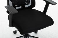 China Effortlessly Work with this Adjustable Back Support and Headrest Mesh Swivel Office Chair for sale
