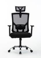 China Effortlessly Work with this Adjustable Back Support and Headrest Mesh Swivel Office Chair for sale