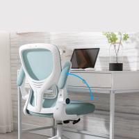 China Comfortable Modern High Back Mesh Office Chair with Lift Function and Light Green Color for sale