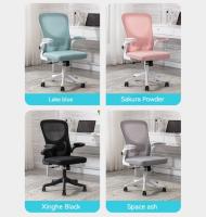 China Comfortable Modern High Back Mesh Office Chair with Lift Function and Light Green Color for sale