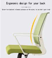 China Customized Colors Ergonomic Mesh Office Chair with Height Adjustable Full Backrest for sale