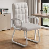 China Reception Black PU Leather Office Chair with Revolving and Adjustable Lifting Function for sale