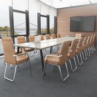 China Synthetic Leather Oversized Tall Visitor Chair for Office Reception and Conference Table for sale