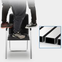 China Synthetic Leather Oversized Tall Visitor Chair for Office Reception and Conference Table for sale