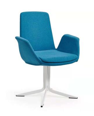 China NO Folded Office Fashion Sofa Chair with Metal Legs and Multi-color Fabric Lounge for sale