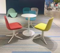 China NO Folded Office Fashion Sofa Chair with Metal Legs and Multi-color Fabric Lounge for sale