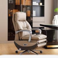 China Adjustable Lifting Electric Office Chair with Self-Attaching Armrests and Footrest for sale