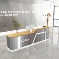 China Mail packing N stainless steel cashier desk for hotel beauty salon and clothing store for sale