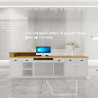 China Mail packing N stainless steel cashier desk for hotel beauty salon and clothing store for sale