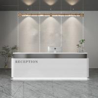 China Simplicity Stylistic Stainless Steel Cashier Desk for Beauty Salon Clothing Store 10 for sale