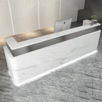 China Simplicity Stylistic Stainless Steel Cashier Desk for Beauty Salon Clothing Store 10 for sale