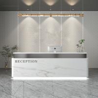 China Simplicity Stylistic Stainless Steel Cashier Desk for Beauty Salon Clothing Store 10 for sale