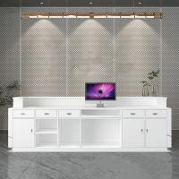 China Simplicity Stylistic Stainless Steel Cashier Desk for Beauty Salon Clothing Store 10 for sale