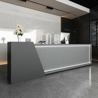 China Sleek and Practical Reception Desk for Firms Stylistic Simplicity at Its Best for sale