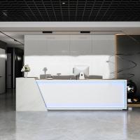 China Sleek and Practical Reception Desk for Firms Stylistic Simplicity at Its Best for sale