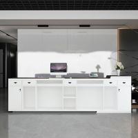 China Sleek and Practical Reception Desk for Firms Stylistic Simplicity at Its Best for sale