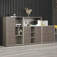 China Correc Assembled Wooden Office File Cabinet Greenery Low Cabinet for Pantry Lounge Storage for sale