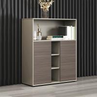 China Correc Assembled Wooden Office File Cabinet Greenery Low Cabinet for Pantry Lounge Storage for sale