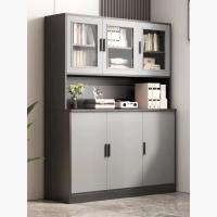 China Spacious Wooden Storage Cabinet for Certificates and Trophies in Office or Living Room for sale