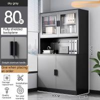 China Spacious Wooden Storage Cabinet for Certificates and Trophies in Office or Living Room for sale