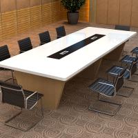 China Rectangular Staff Training Negotiation Table and Chair Combination for Modern Office for sale