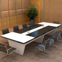 China Rectangular Staff Training Negotiation Table and Chair Combination for Modern Office for sale