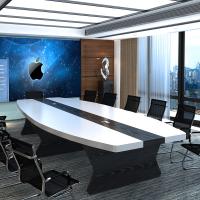 China E1 MDF/MFC Melamine Board Conference Table and Chair Combination for Modern Offices for sale
