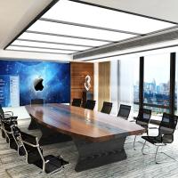 China E1 MDF/MFC Melamine Board Conference Table and Chair Combination for Modern Offices for sale