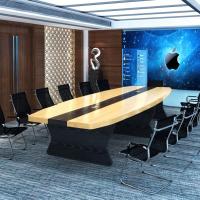 China E1 MDF/MFC Melamine Board Conference Table and Chair Combination for Modern Offices for sale