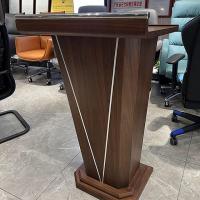 China Stylish Solid Wood Lectern for Conference Area Podium Table Simple Modern Conference for sale