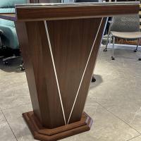 China Stylish Solid Wood Lectern for Conference Area Podium Table Simple Modern Conference for sale