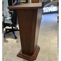 China Stylish Solid Wood Lectern for Conference Area Podium Table Simple Modern Conference for sale