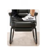 China Comfortable Sedentary Brown Bow Sleep Lumbar Protector Recliner PC Chair for Conference for sale