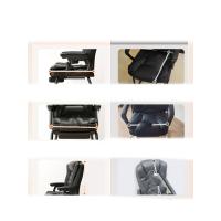 China Comfortable Sedentary Brown Bow Sleep Lumbar Protector Recliner PC Chair for Conference for sale