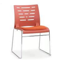 China Fixed Arms PP Office Meeting Room Chair with Stackable Design and Optional Color for sale
