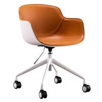 China Office Visitor Chair with Adjustable Height Vertical Lift and Technical Leather Material for sale