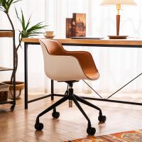 China Office Visitor Chair with Adjustable Height Vertical Lift and Technical Leather Material for sale