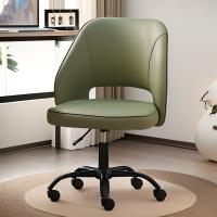 China PU Leather Executive Swivel Style Ergonomic Computer Meeting Chair with Fixed Armrest for sale
