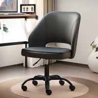 China PU Leather Executive Swivel Style Ergonomic Computer Meeting Chair with Fixed Armrest for sale