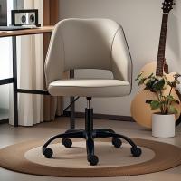 China PU Leather Executive Swivel Style Ergonomic Computer Meeting Chair with Fixed Armrest for sale