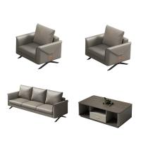 China Modern Office Furniture Comfortable Three Seater Sectional Sofa in Customizable Colors for sale