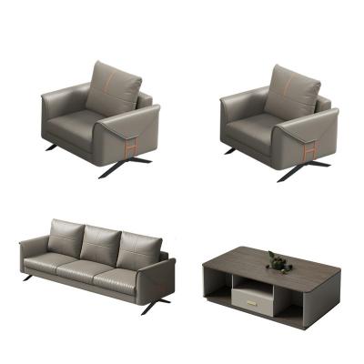China Modern Office Furniture Comfortable Three Seater Sectional Sofa in Customizable Colors for sale