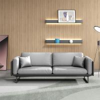 China Light Luxury Italian Modern Leather Sofa Coffee Table Set for Office Sectional Sofa for sale