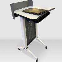 China Eco-friendly Modern Design Mobile Classroom Lectern Stand for Church Speech Podium for sale