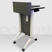 China Eco-friendly Modern Design Mobile Classroom Lectern Stand for Church Speech Podium for sale