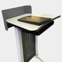 China Eco-friendly Modern Design Mobile Classroom Lectern Stand for Church Speech Podium for sale