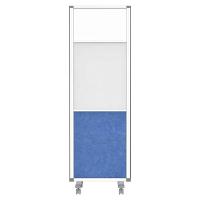 China Modern Portable Office Room Divider on Wheels with Folding Screen Partition Wall for sale